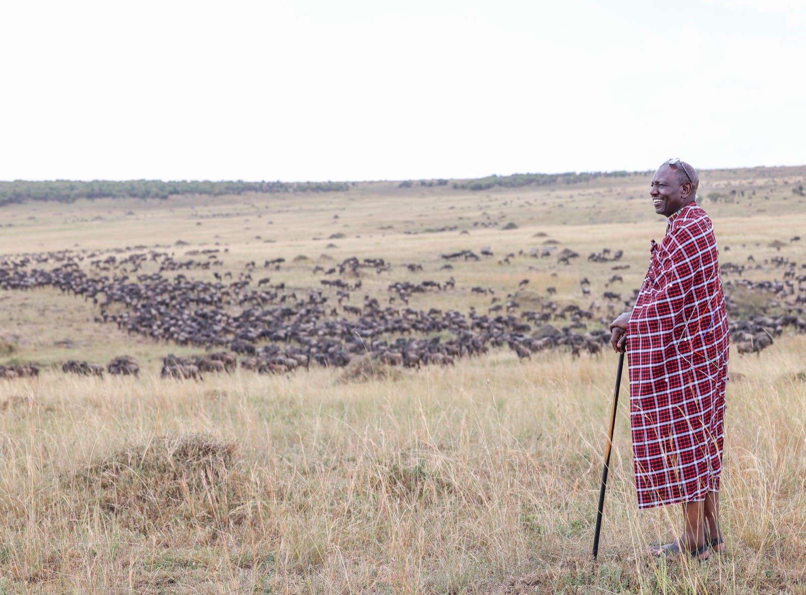 President Ruto's Maasai Outfit Gets Kenyans Talking [Photos]