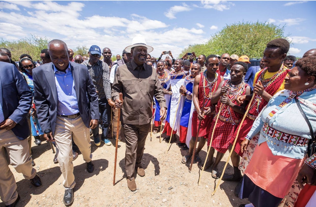 Details Of Raila's Meeting With Maasai Women in Kajiado
