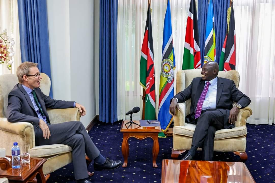Details Of DP Gachagua’s Meeting With UK High Commissioner Neil Wigan