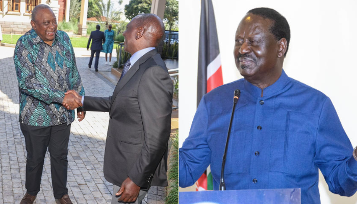 There is No Handshake Between Uhuru and Ruto - Raila Explains