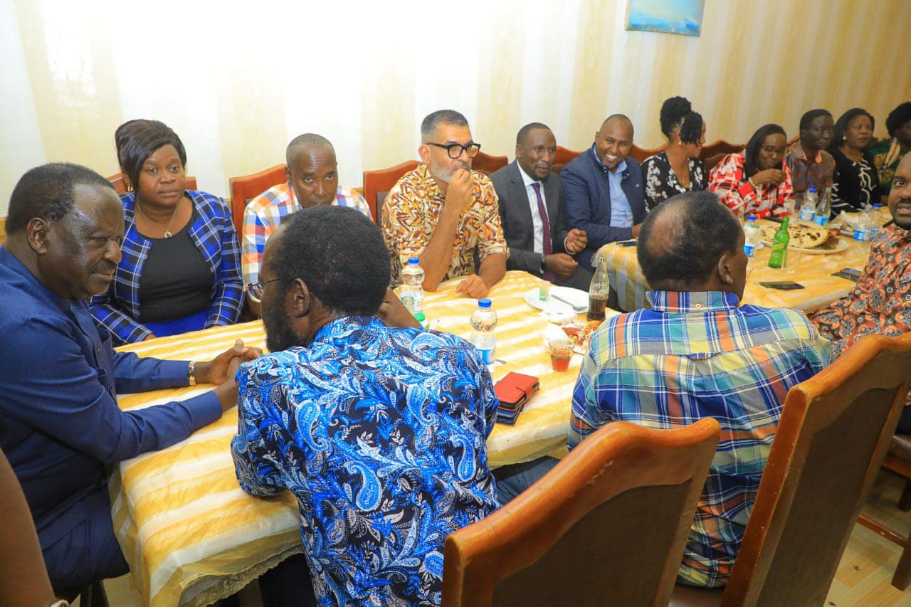 Leaders Who Have Accompanied Raila to Addis Ababa [Photos]